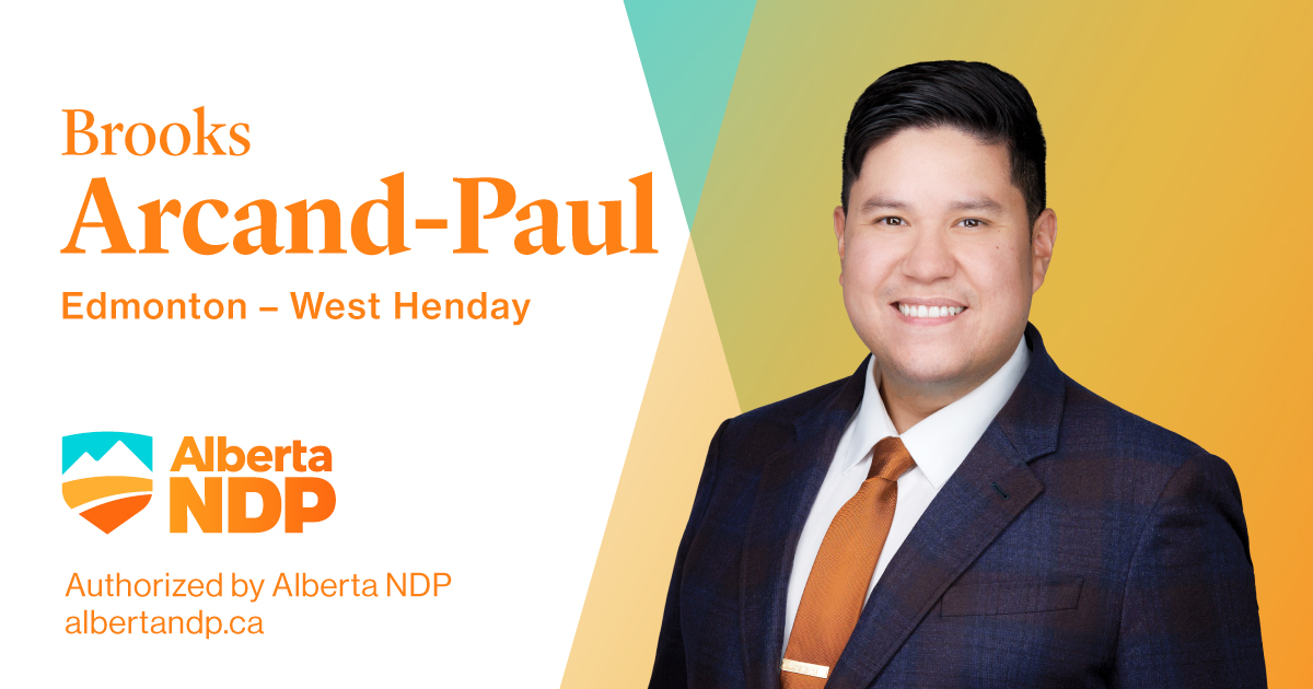 Brooks Arcand-Paul « Alberta's NDP